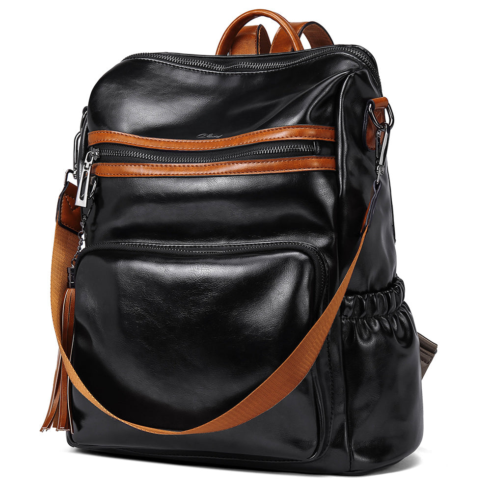 Greene Luxury Vintage Women's Leather Backpack Purse For Commuting | CLUCI